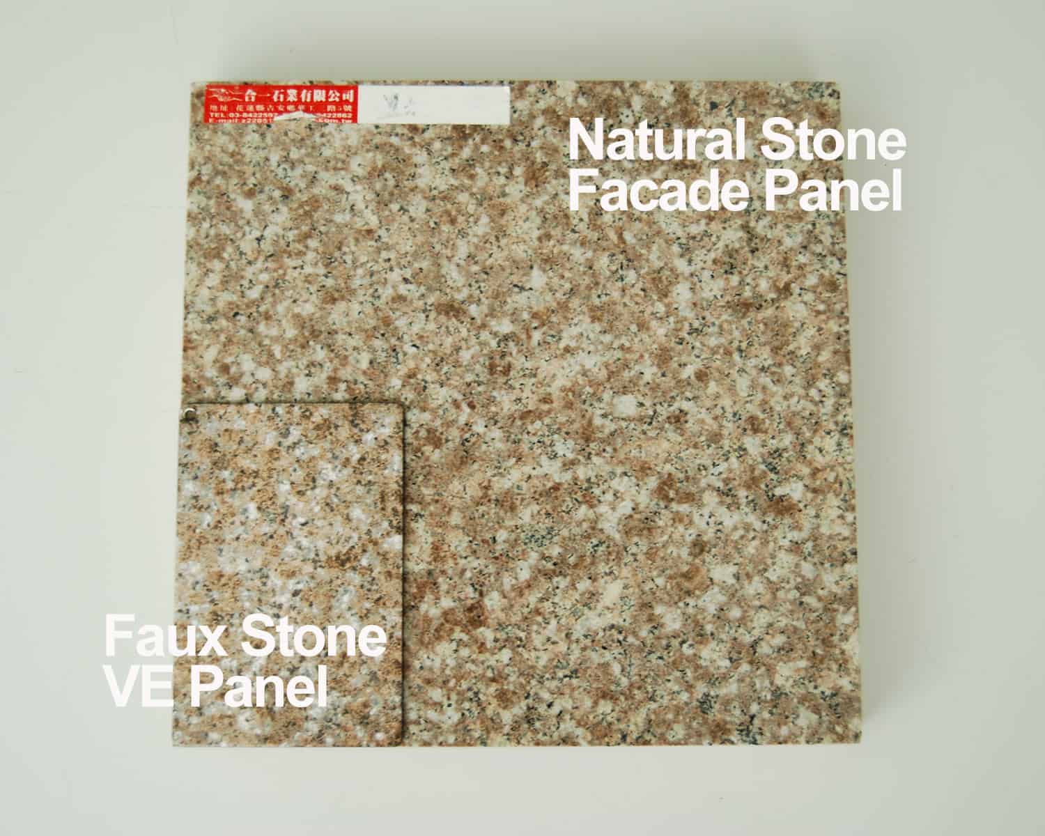 Faux stone vitreous enamel panels are better than natural stone!